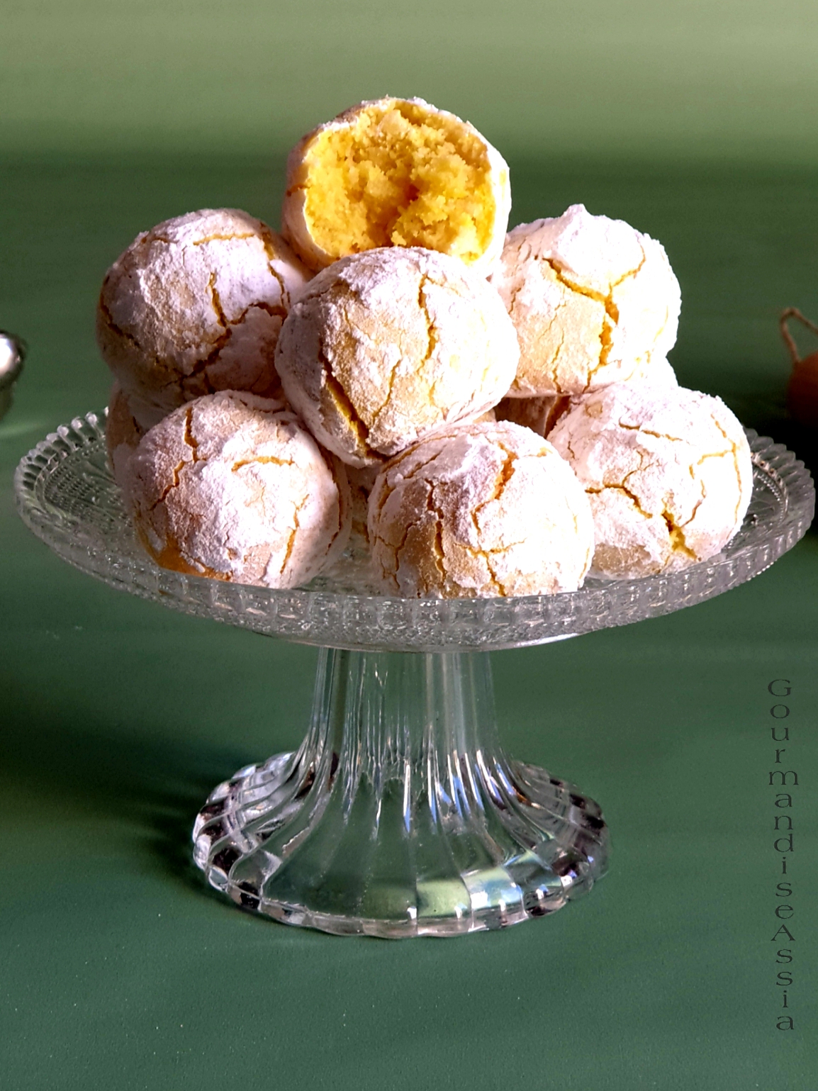 Amaretti au Citron | Gourmandise Assia