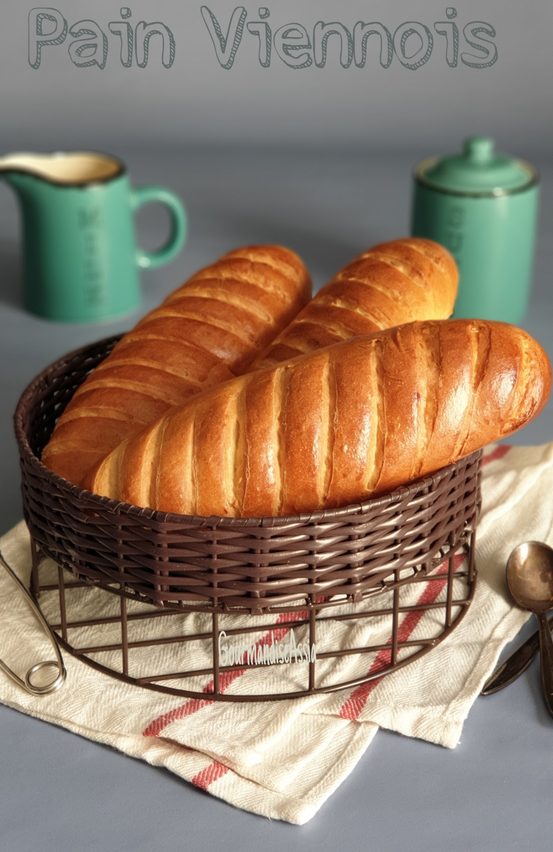 Pain Viennois au Thermomix | Gourmandise Assia
