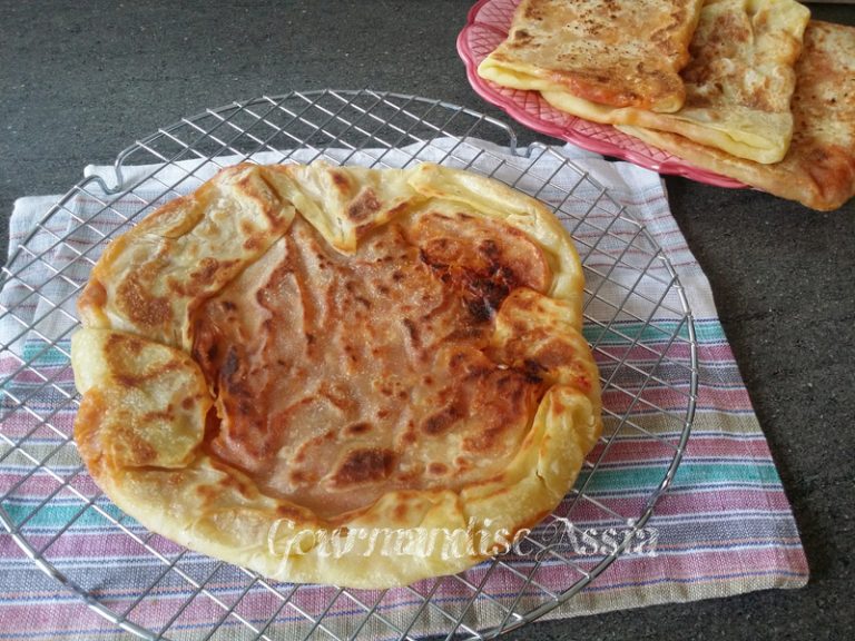 Mahjouba Mhajeb ou Msemen Farcis | Gourmandise Assia