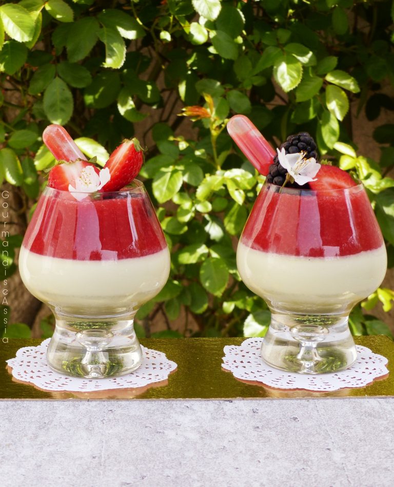 Panna Cotta Pistache et Fruits Rouges Foodista Challenge | Gourmandise ...