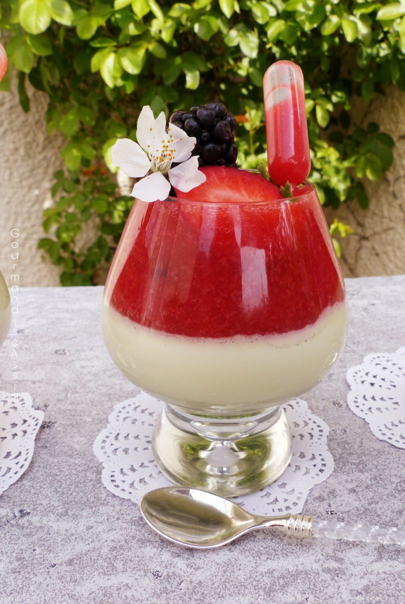 Panna Cotta Pistache et Fruits Rouges Foodista Challenge | Gourmandise ...