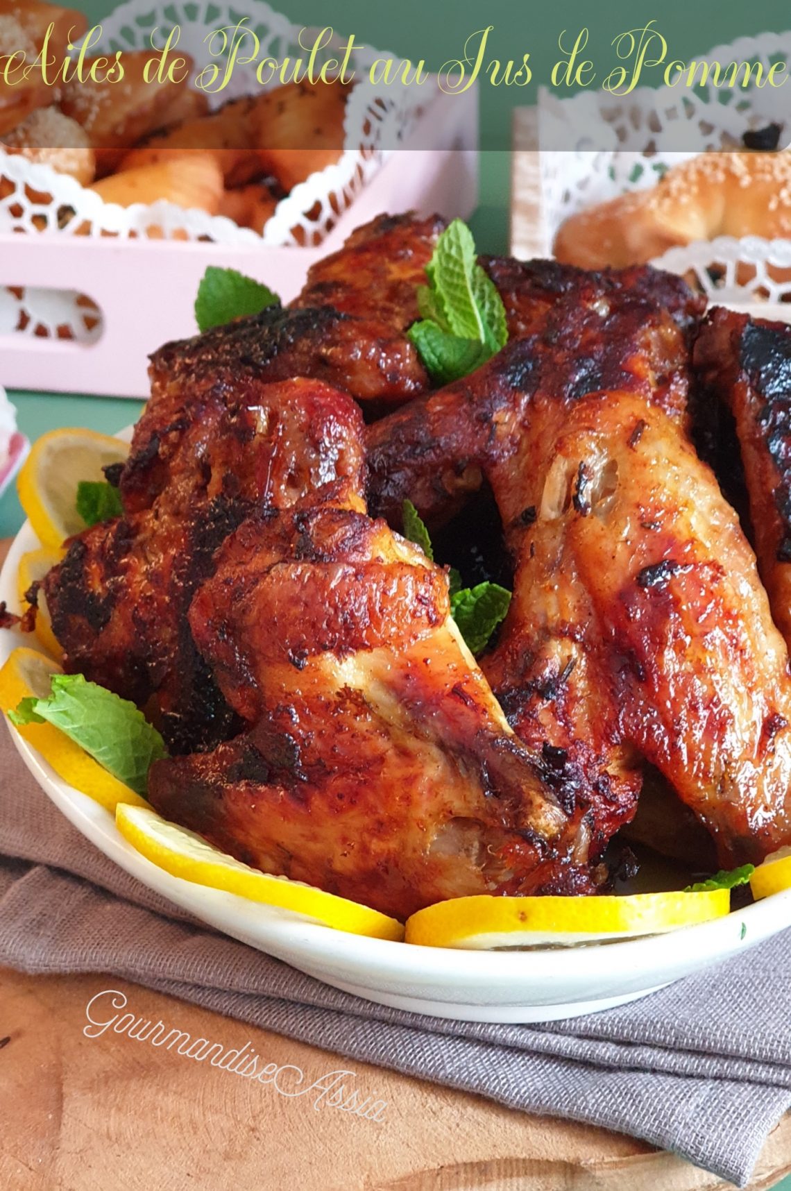 Ailes de Poulet au Jus de Pomme | Gourmandise Assia