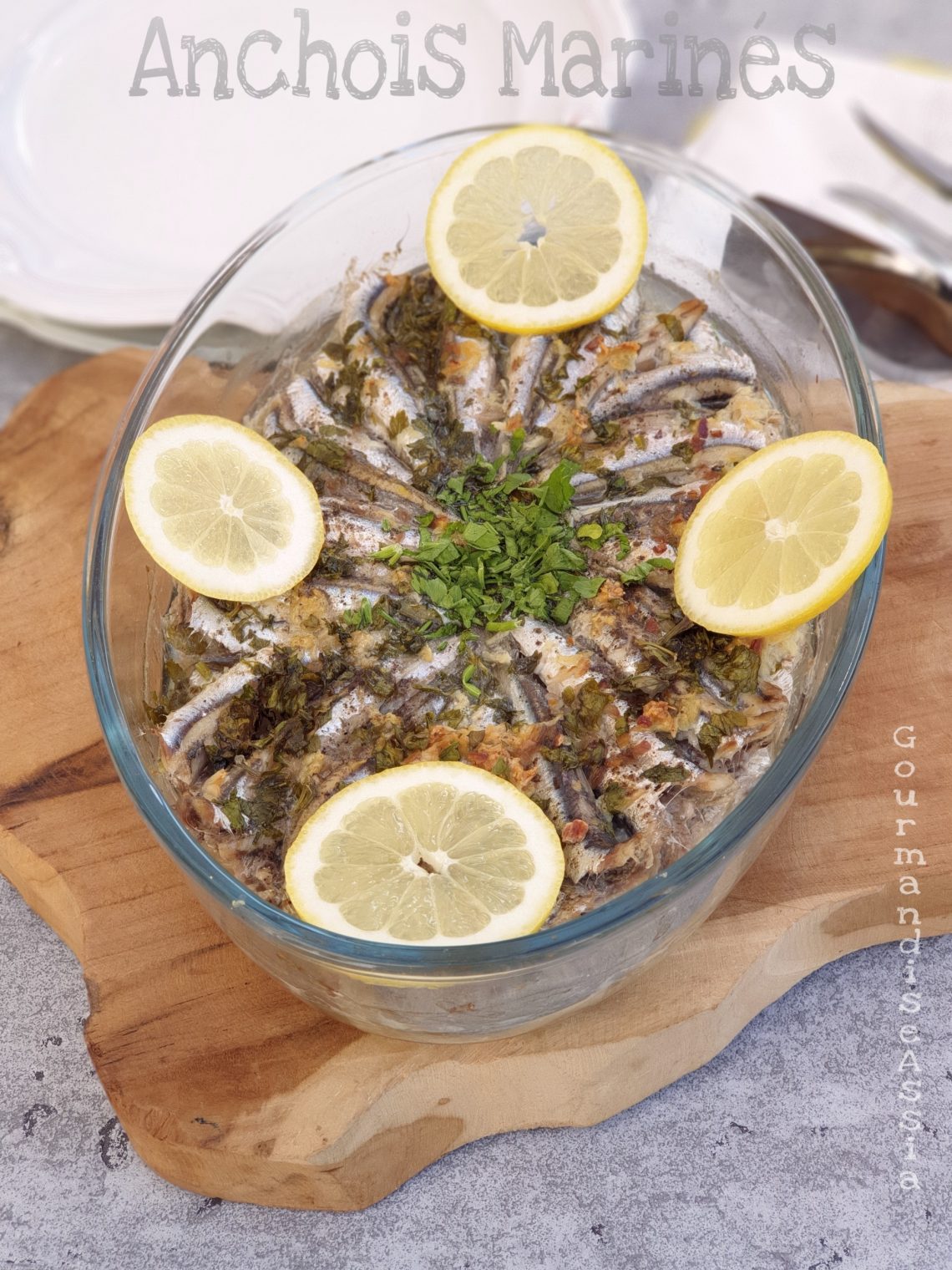 Anchois Marinés au Four | Gourmandise Assia