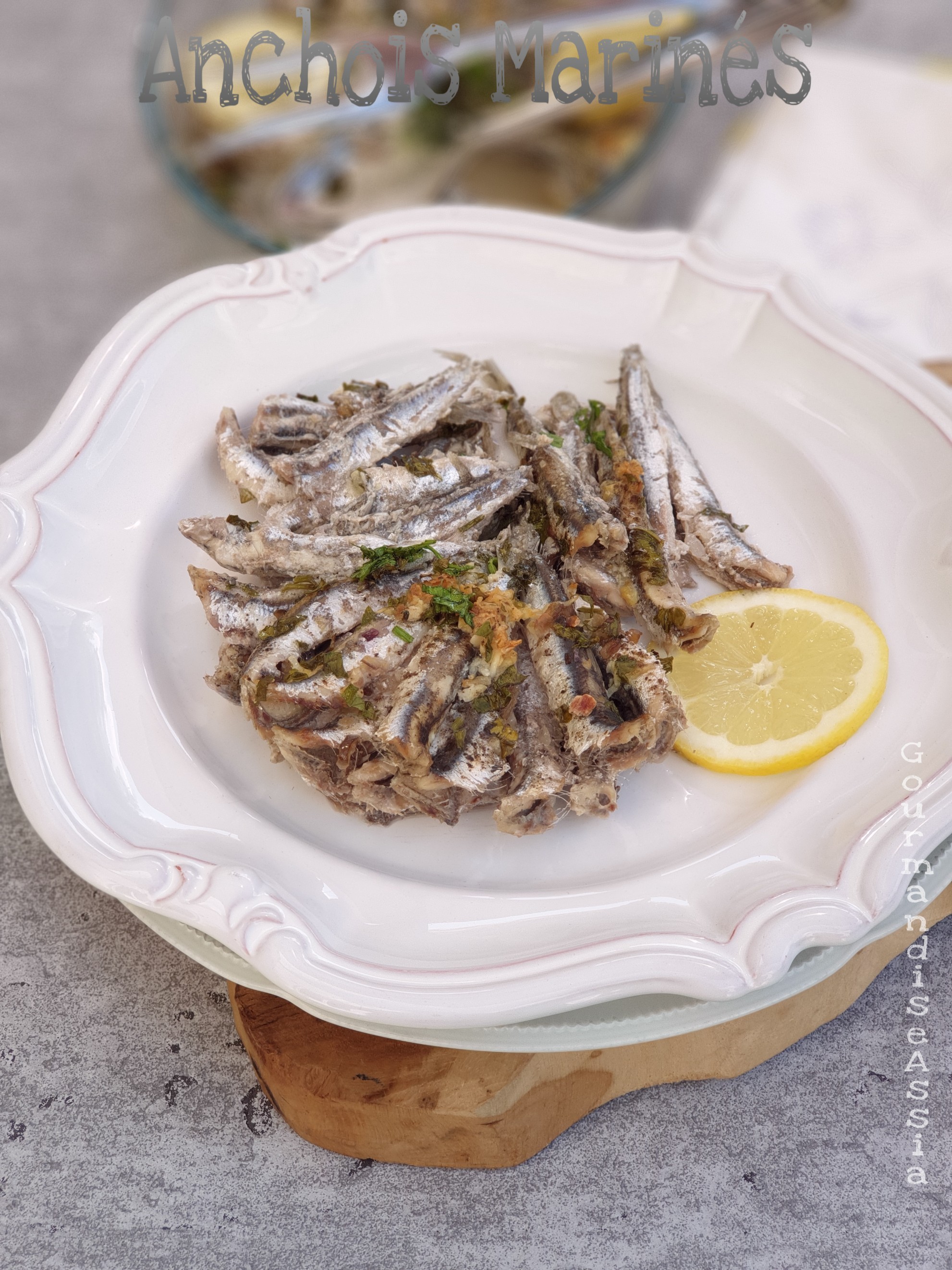 Anchois Marinés au Four | Gourmandise Assia