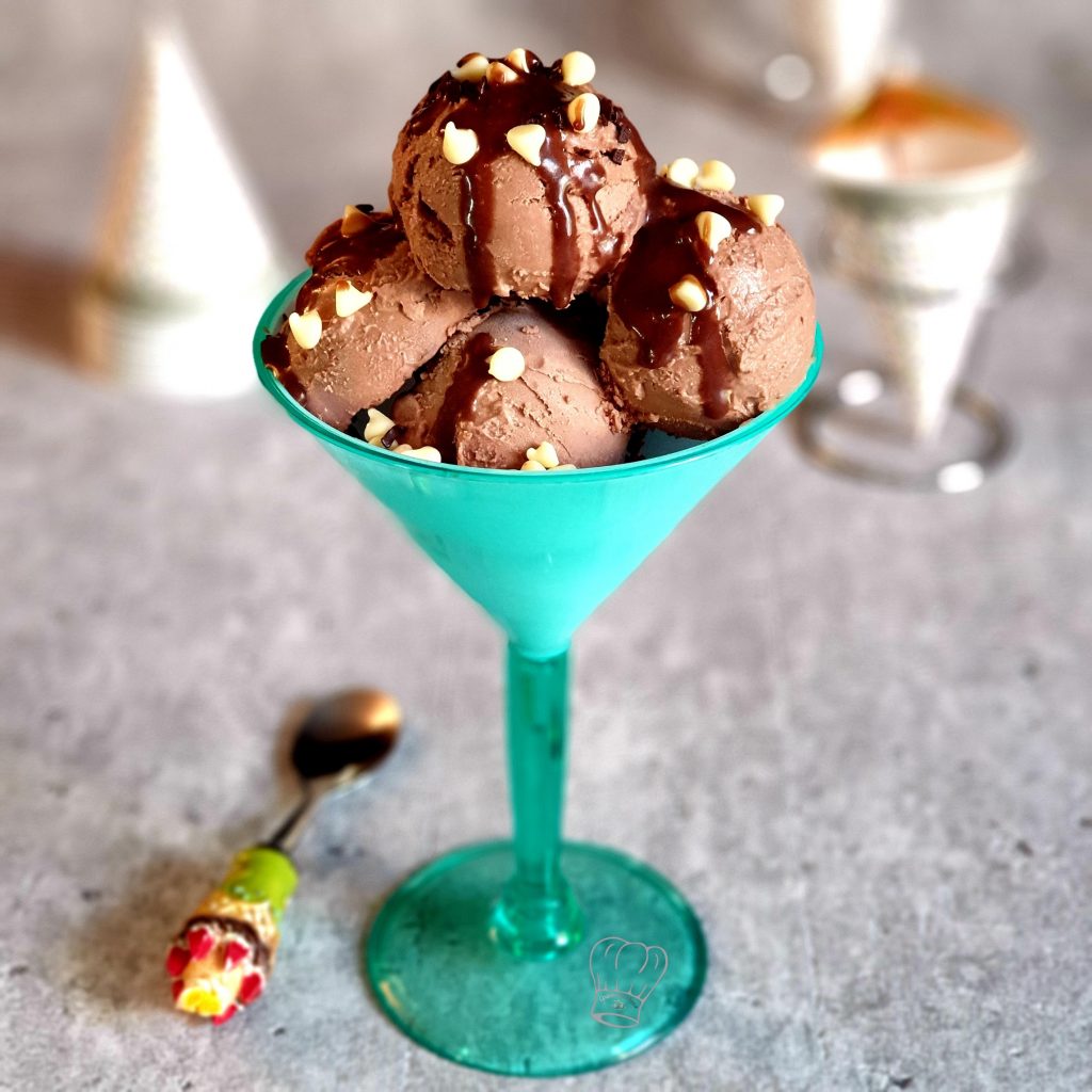 Glace Mascarpone Gianduja sans Sorbetière | Gourmandise Assia