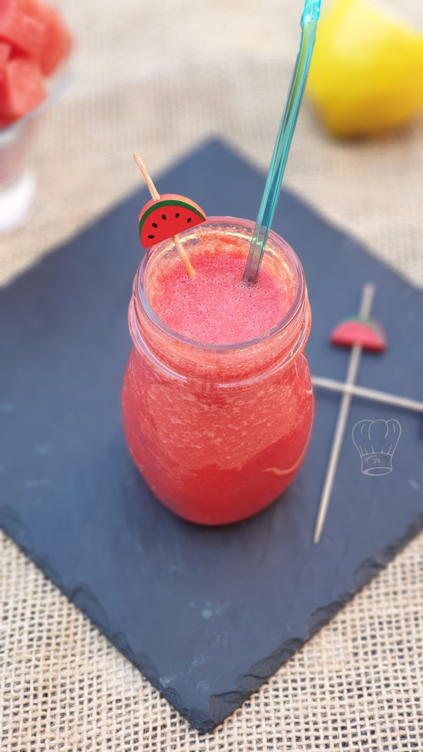 Jus de Pastèque et Citron | Gourmandise Assia