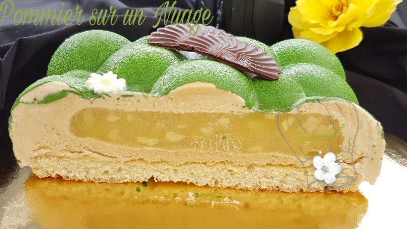 Entremets Pomme Caramel | Gourmandise Assia