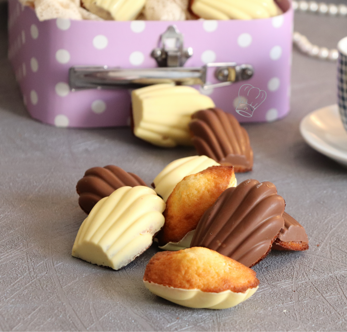 Madeleine en Coque de Chocolat | Gourmandise Assia