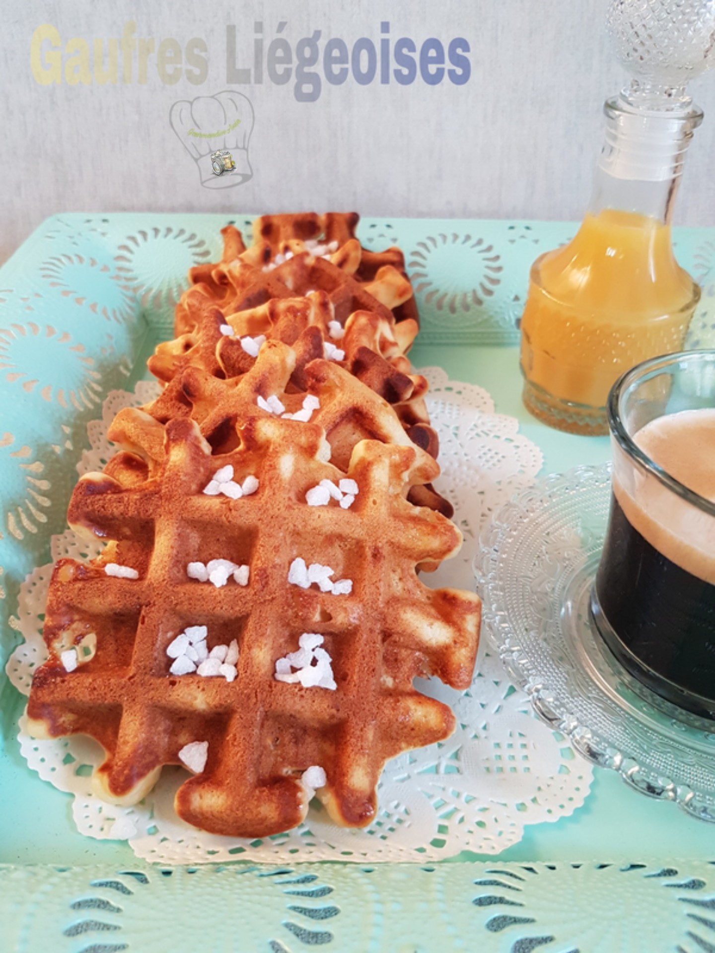 Gaufres Liégeoises | Gourmandise Assia