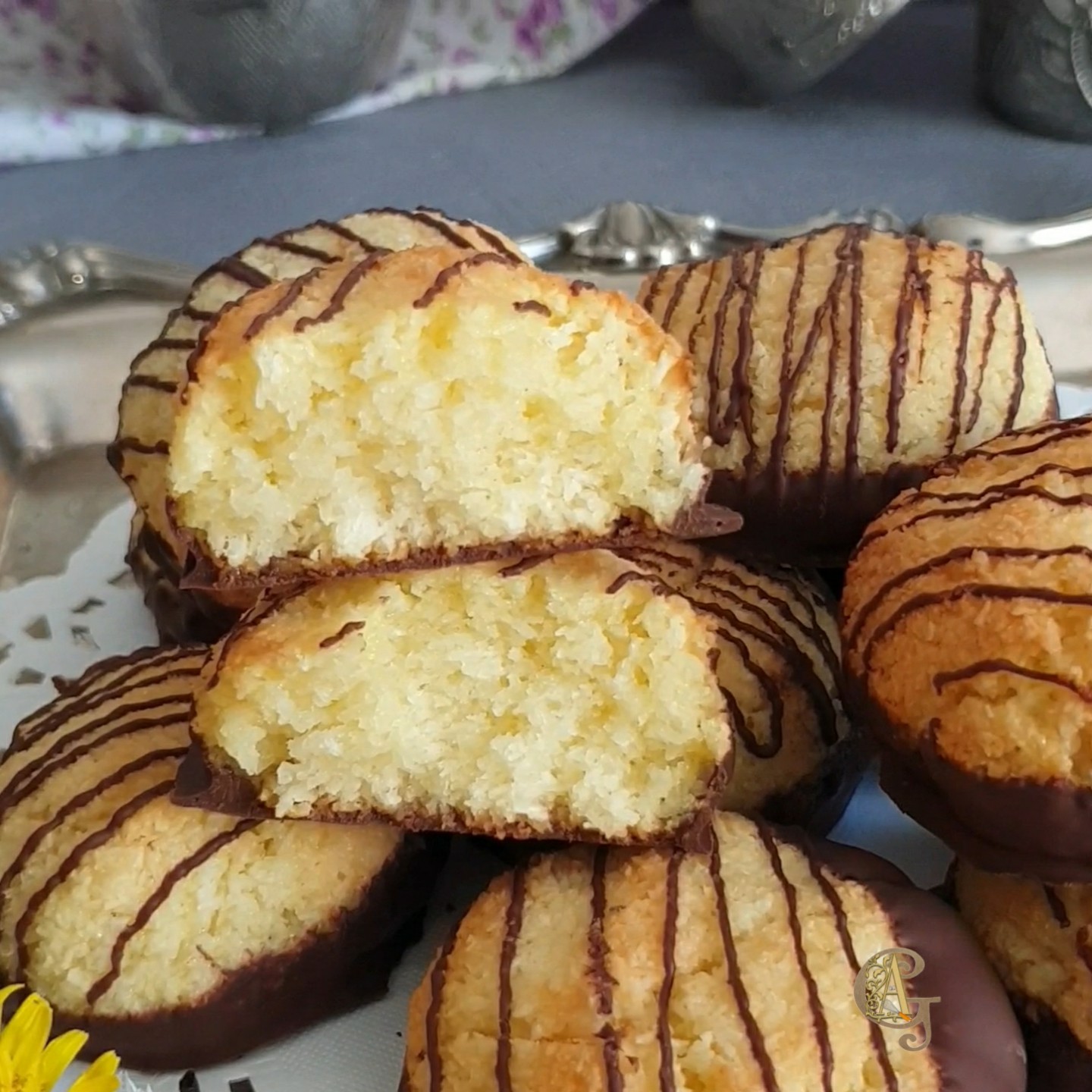 Biscuits Coco Citron Chocolat | Gourmandise Assia