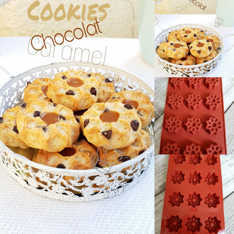Cookies au Chocolat et Caramel | Gourmandise Assia