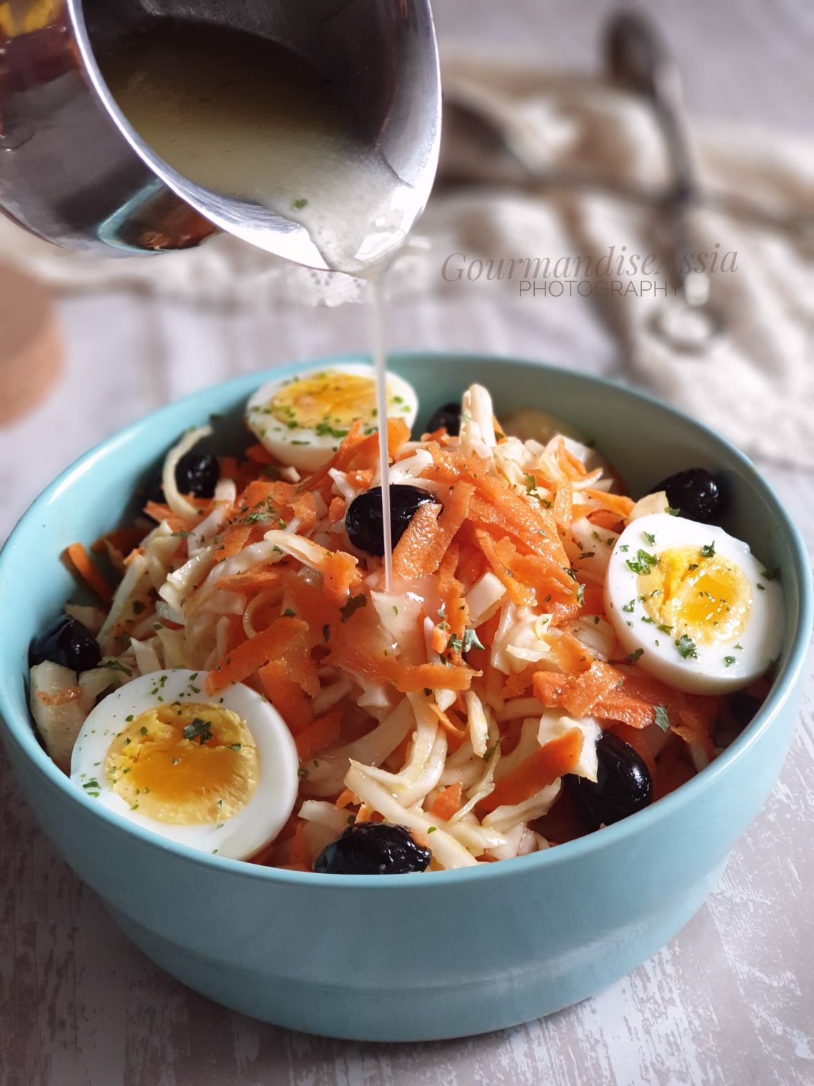 Salade de Carotte et Chou façon Coleslaw | Gourmandise Assia