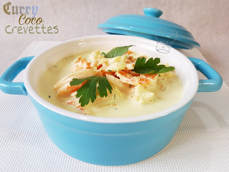 Curry de Crevettes au Lait de Coco | Gourmandise Assia