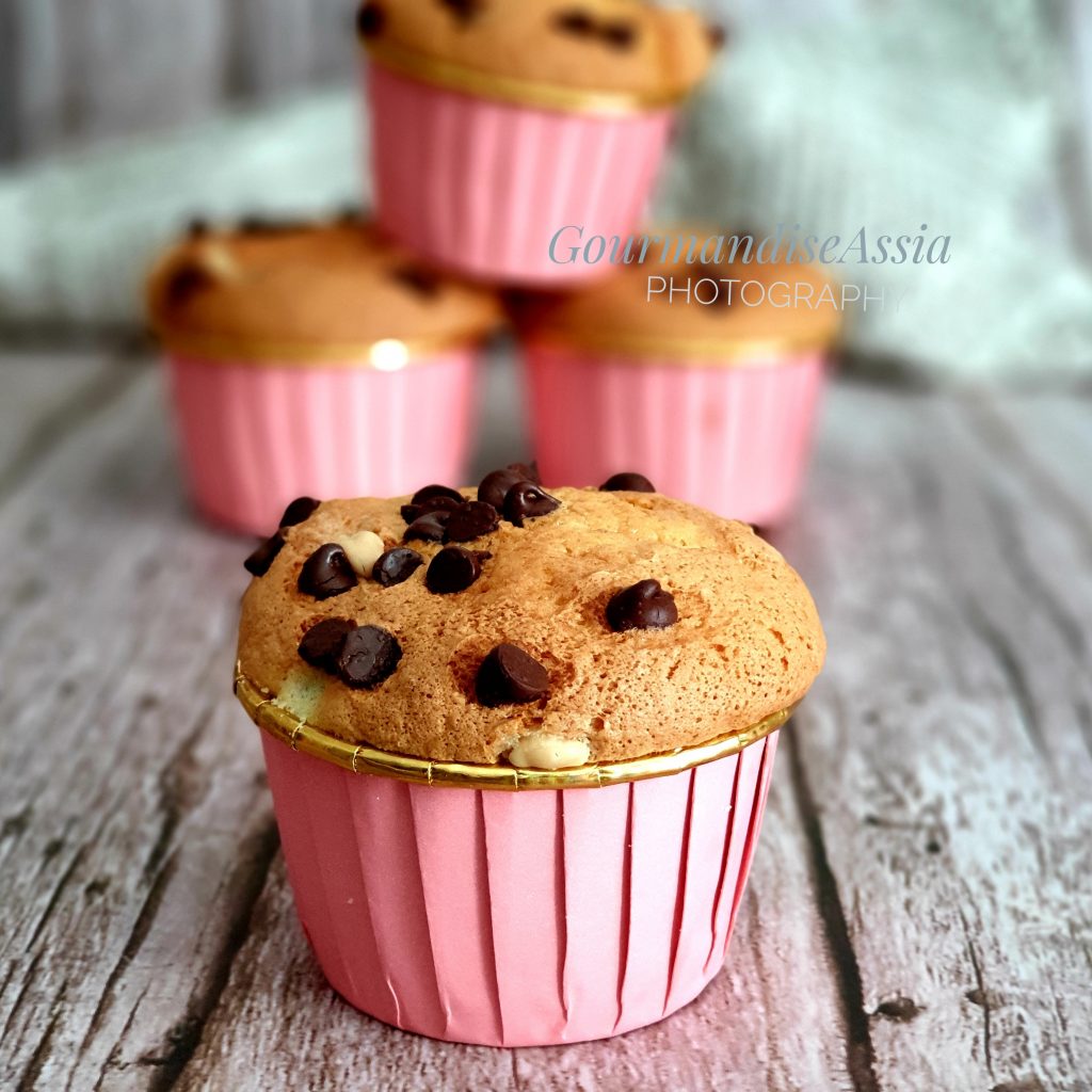 Muffins Super Moelleux aux Noix et Chocolat | Gourmandise Assia