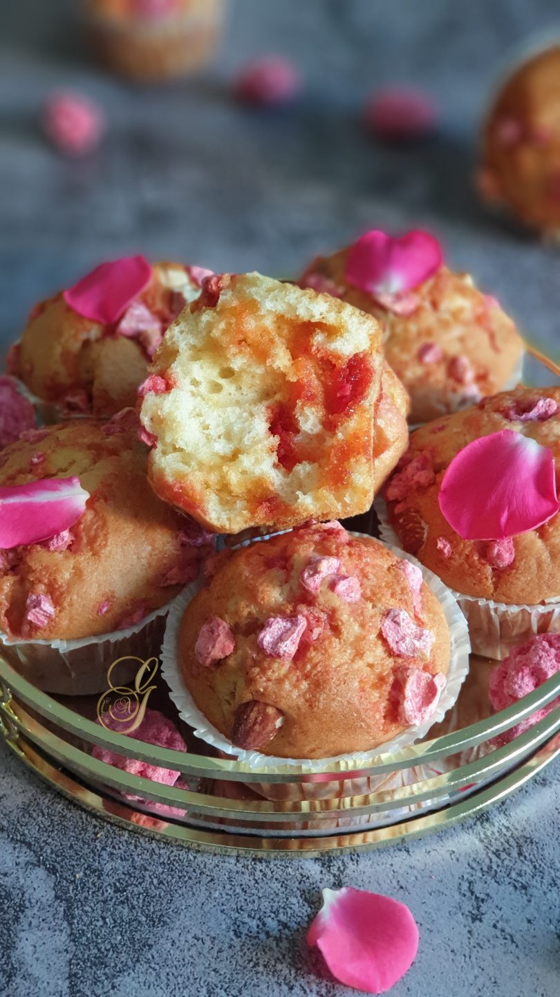 Muffins Ultra Moelleux aux Pralines Roses | Gourmandise Assia