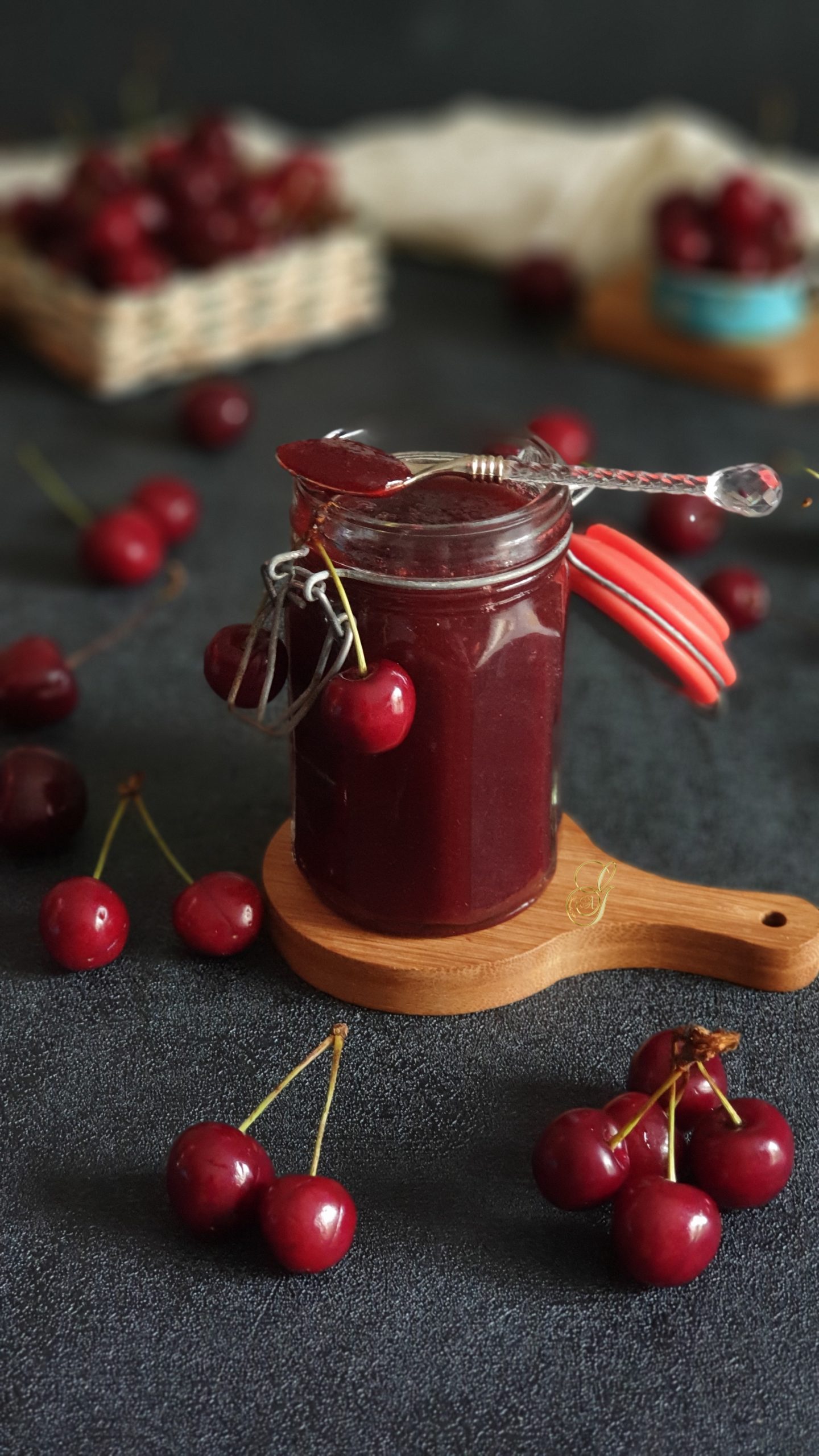 Purée de Cerise { Purée de Fruits } au Thermomix | Gourmandise Assia