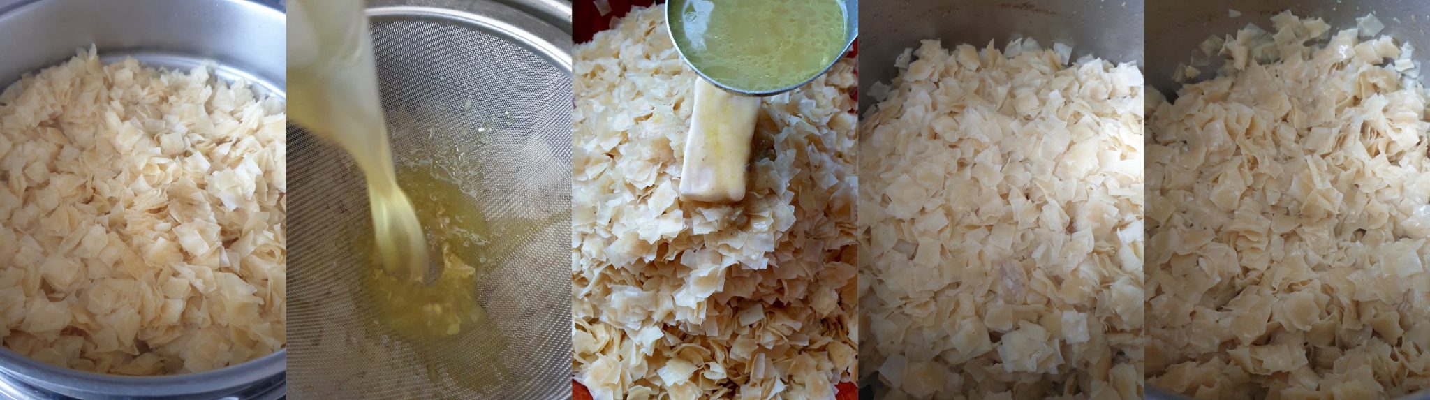 Mkartfa ou Trida Algérienne | Gourmandise Assia