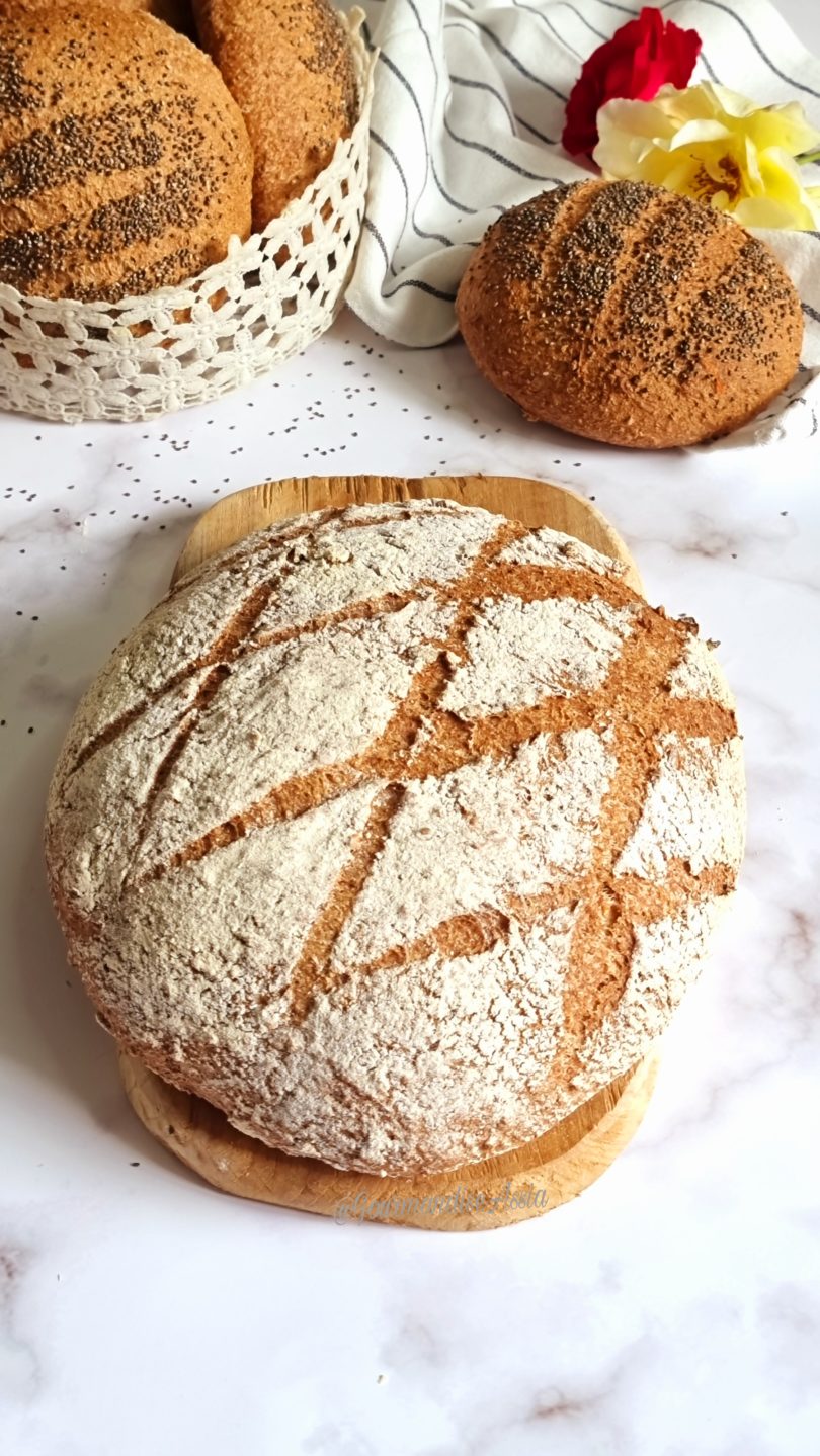 Pain Complet aux Graines de Chia | Gourmandise Assia