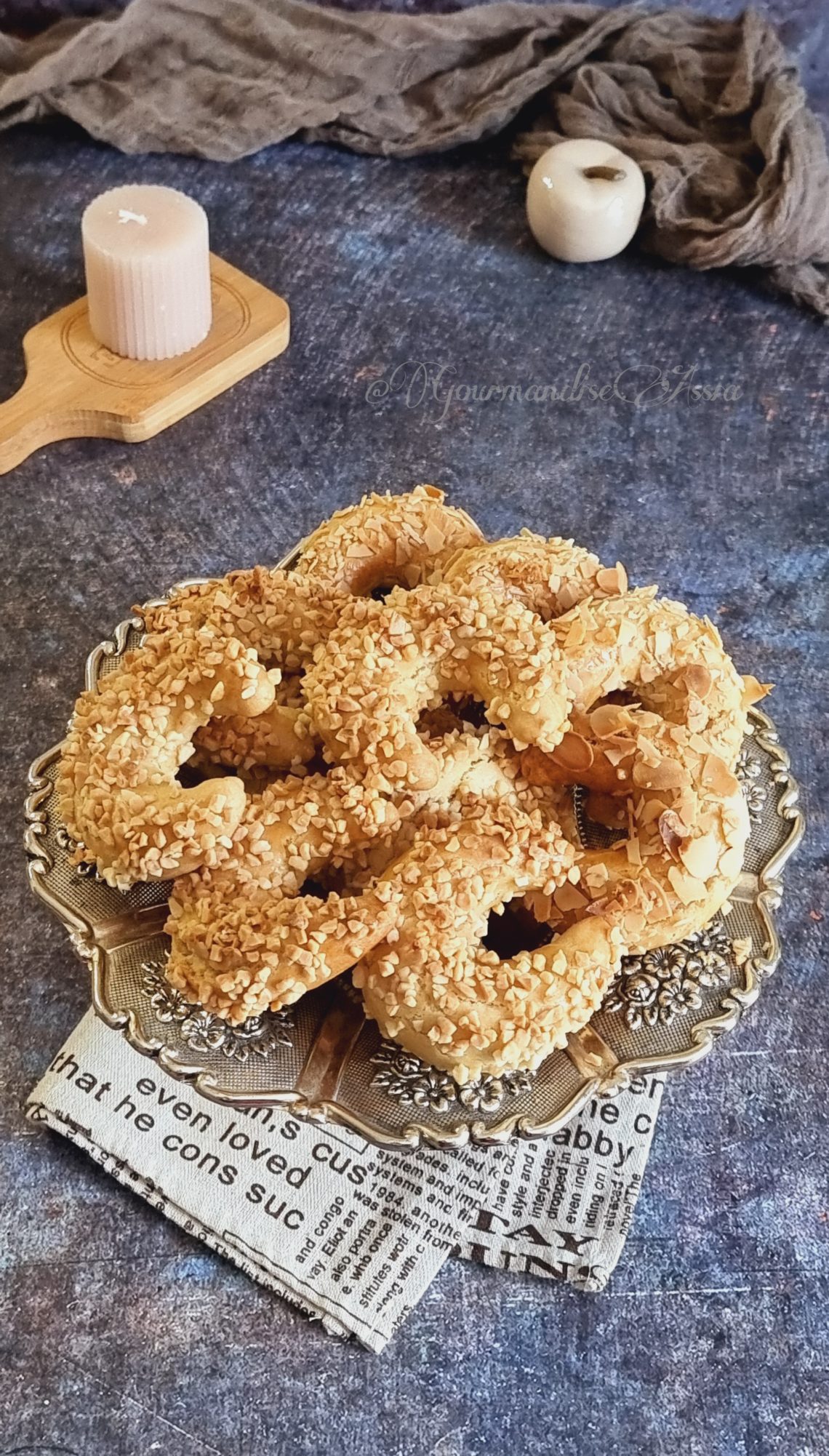 Tcharek El Aryane aux Amandes | Gourmandise Assia